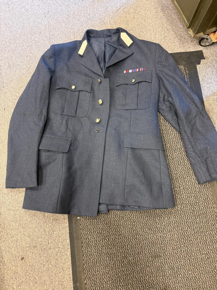 5 x Royal Air Force RAF / WRAF men/womens Grey Uniform Jacket Job Lot ...