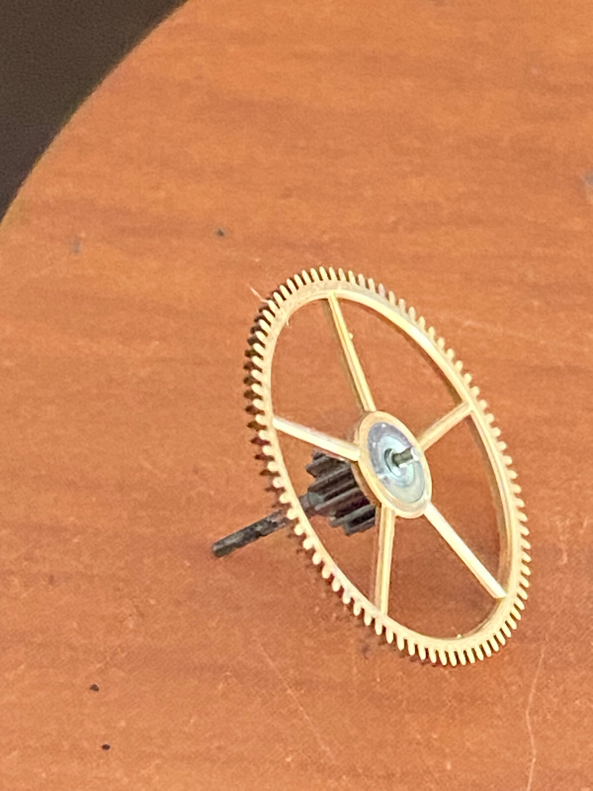 VINTAGE GOLD CENTER WHEEL FOR 16 SIZE ELGIN B.W. RAYMOND, GR. 478, 21 ...