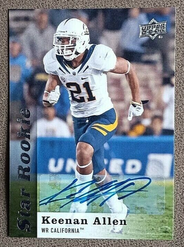 2013 Upper Deck Keenan Allen Star Rookie Autograph Card Auto #243 w ...