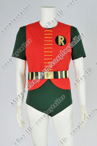 1966 Cosplay Robin Costume Yellow Cape Uniform Full Set | eBay