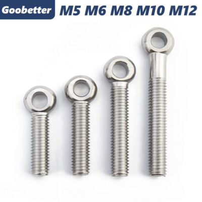 Rod End Bolts Swing Bolt Lifting Ring Eye Bolt A2 Stainless Steel DIN ...