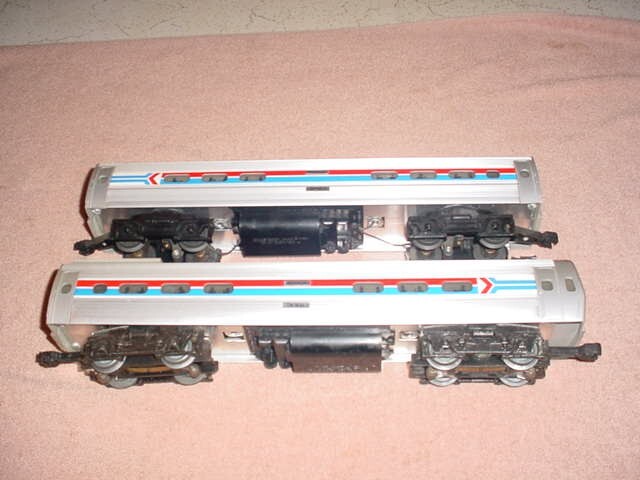 Williams /MTH Amtrak Metroliner Electric Car # 2883 + # 880 MOTORIZED ...