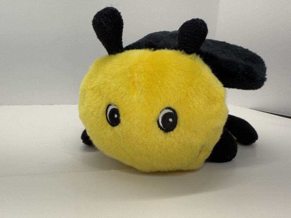 Unipak Bumble Bee 11" Black Yellow Plush Sewn Eyes 2013 Soft Stuffed ...