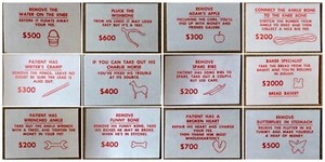 Operation Board Game Replacement Parts Doctor Cards You Pick 1965, 1998 ...