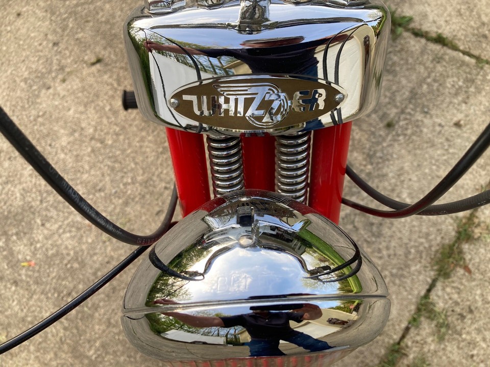 Rare Whizzer Bike Motor Bike Sportsman Completely Restored 1950-ish | eBay