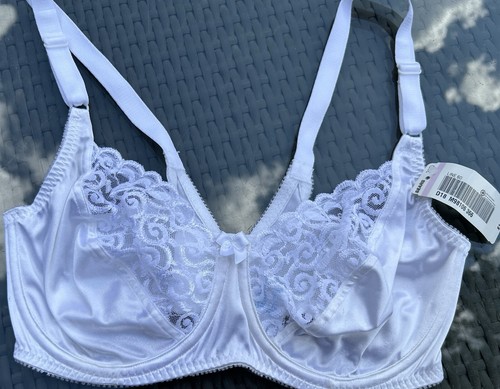 Vintage Sears Bra Underwire White Lace 36D NWT | eBay