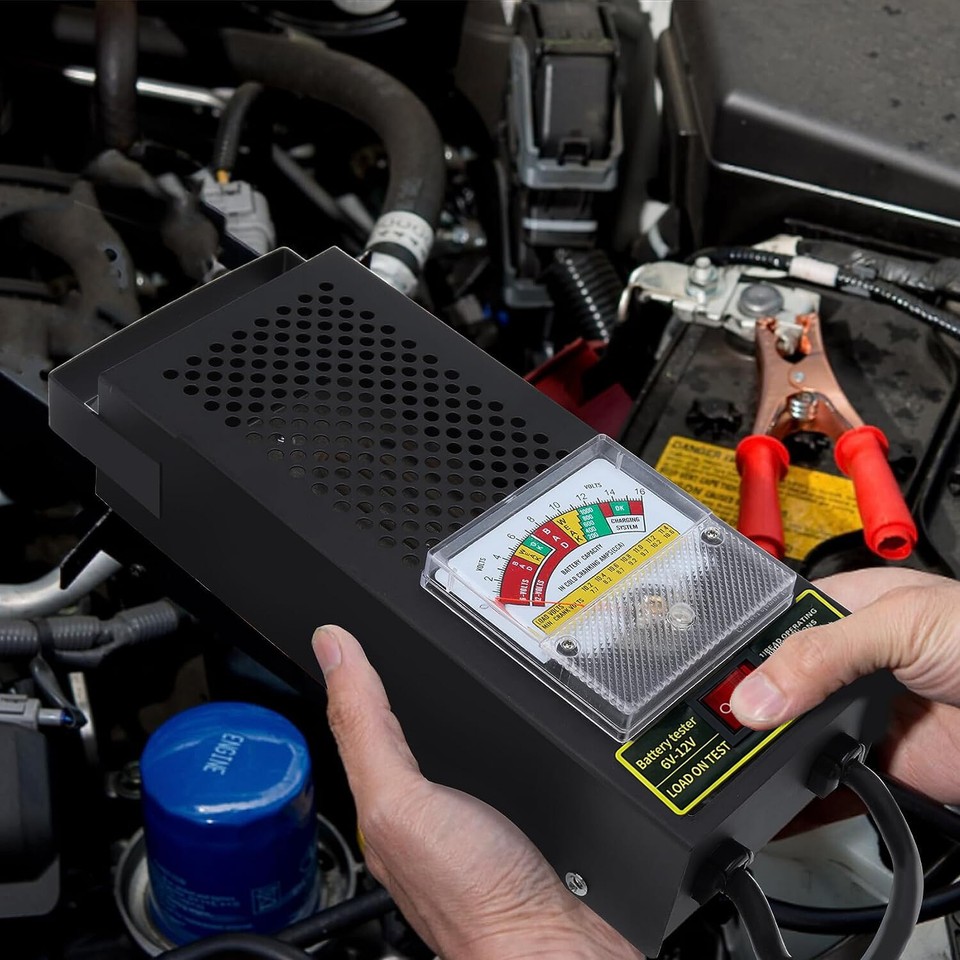 Car Battery Load Tester 6V 12V 100Amp Charging System Checker ...