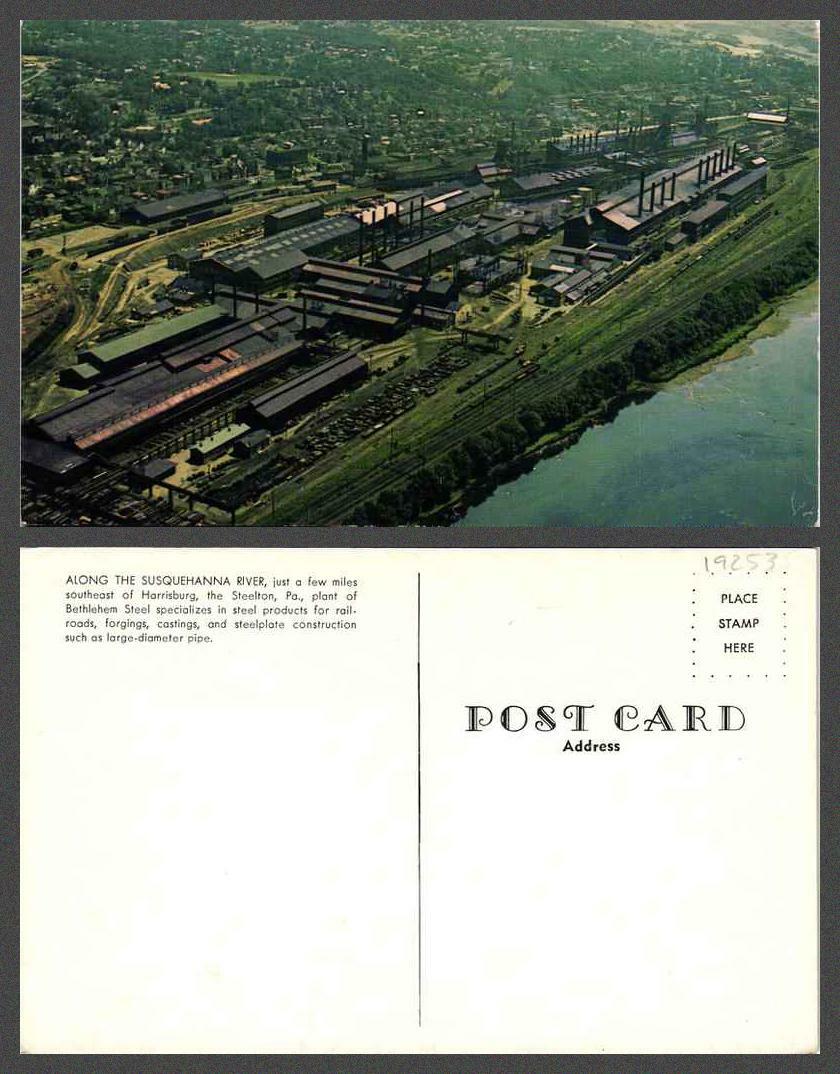 PENNSYLVANIA Steelton CHROME VINTAGE POSTCARD | eBay