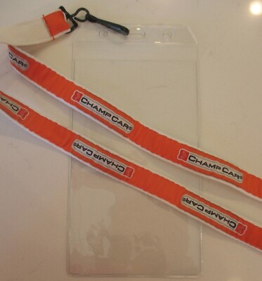 Vintage CHAMP CAR World Series INDY CAR TEAM Lanyard & Ticket Holder ...