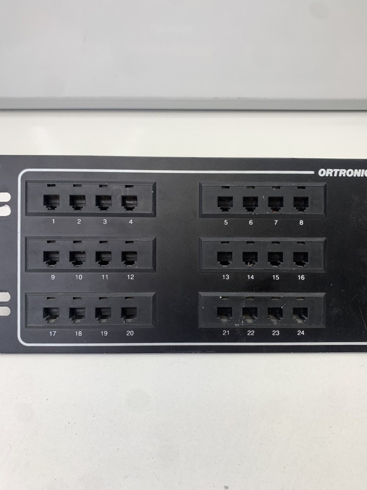 Ortronics OR-009004911 48 Port Tele Patch Panel Rack Mount Telephone ...