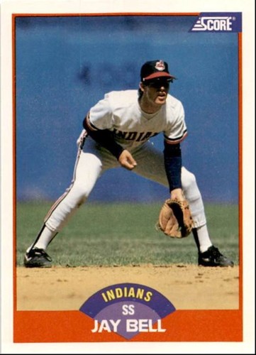 1989 Score Baseball Card Jay Bell Cleveland Indians #352 | eBay