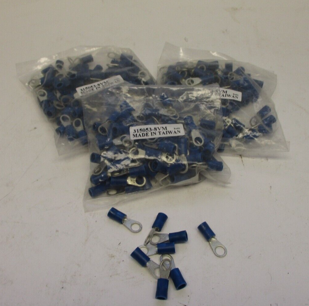 YCI INSULATED BLUE RING TERMINAL P/N: 315053VM LOT OF 300 | eBay