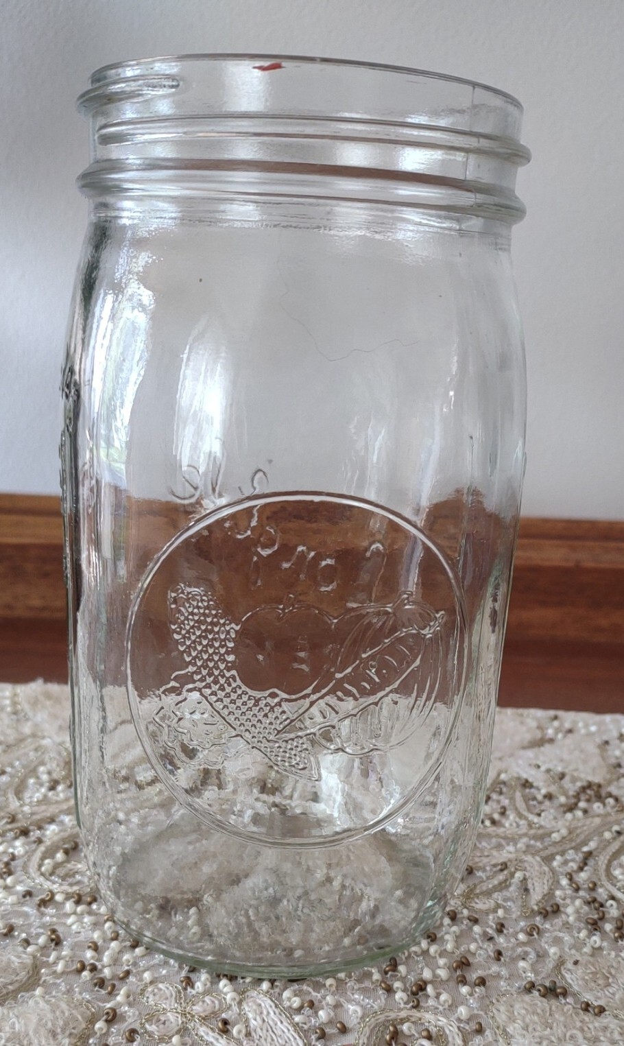 Vth 1 Quart Longlife Wide Mouth Mason Jar Obear-Nester Glass. DIB | eBay
