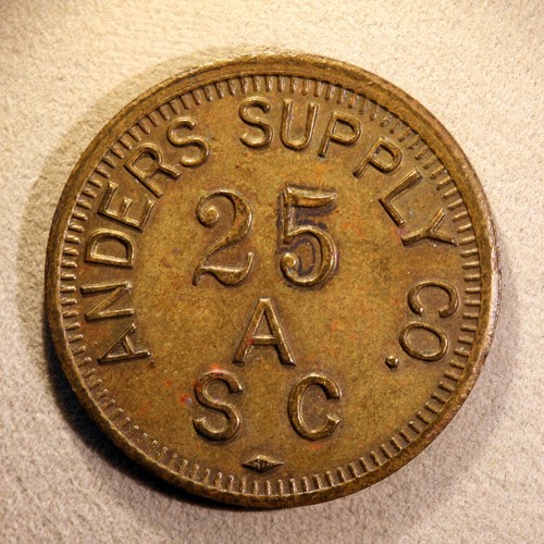 RARE - R10 West Virginia coal scrip token - Anders Supply Co., 25 ...