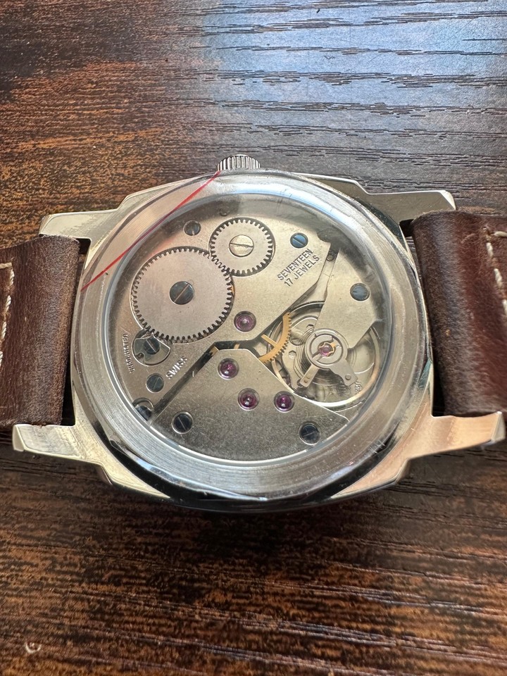 Bespoke military style Watch – ETA/Unitas 6497 handmade strap | eBay