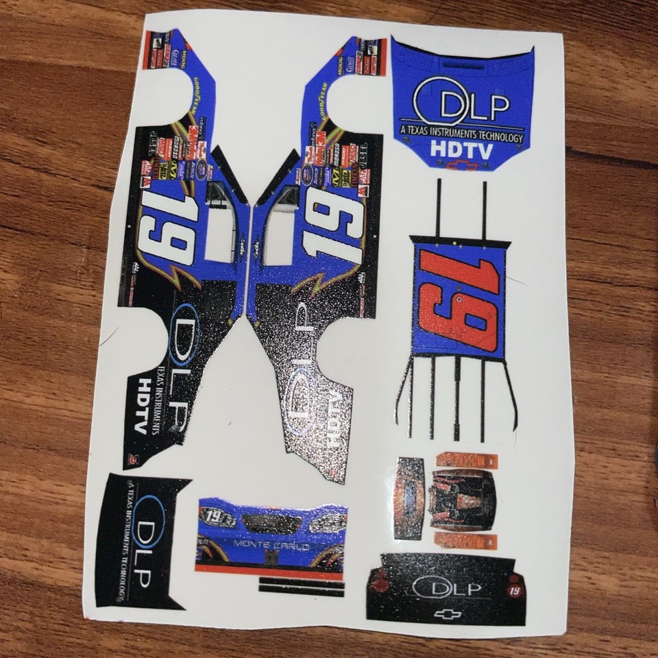Nascar Custom Decal 1/64 Scale 2005 Tony Stewart DLP #19 | eBay