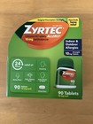 Zyrtec Allergy Relief 10mg Tablets - 90 Count. *Free Shipping* Exp. 09/ ...