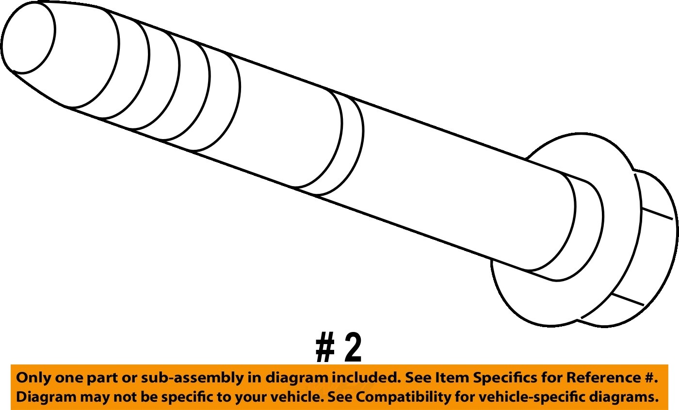 GM OEM 15-24 ATS Frame Trailer Hitch Components-Trailer Hitch Bolt ...