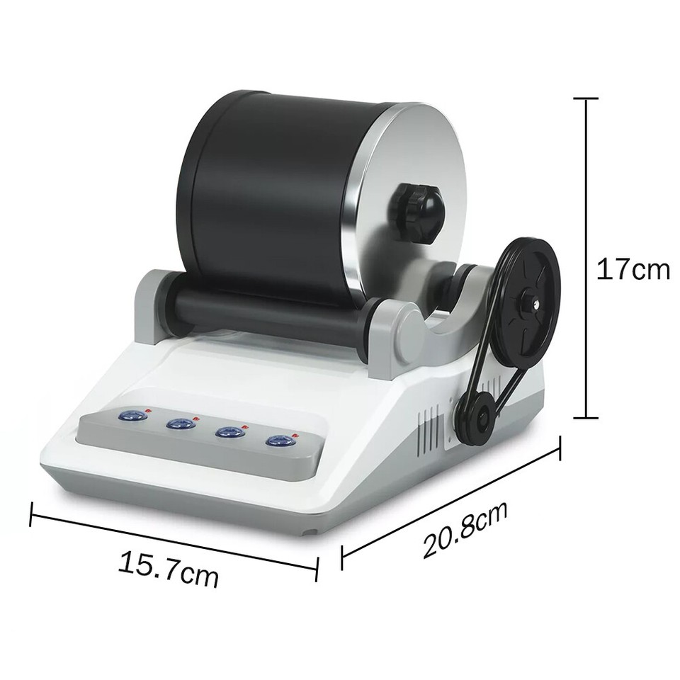 Rock Tumbler Kit Professional Rock Polisher with Rough Gemstones ...