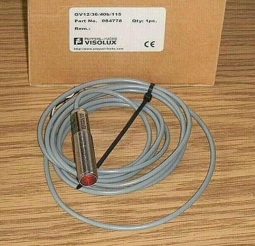 PEPPERL+FUCHS VISOLUX GV12/36/40b/115 Thru Beam Sensor P/N 084778 | eBay