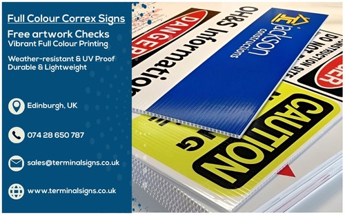 Custom Printed Correx Signs, Advertising Board, Outdoor Waterproof ...