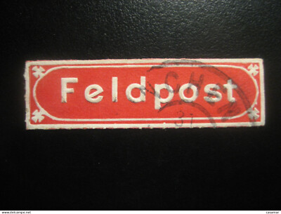 Feldpost Red Cancel München Poster Stamp Vignette Third Reich Germany ...