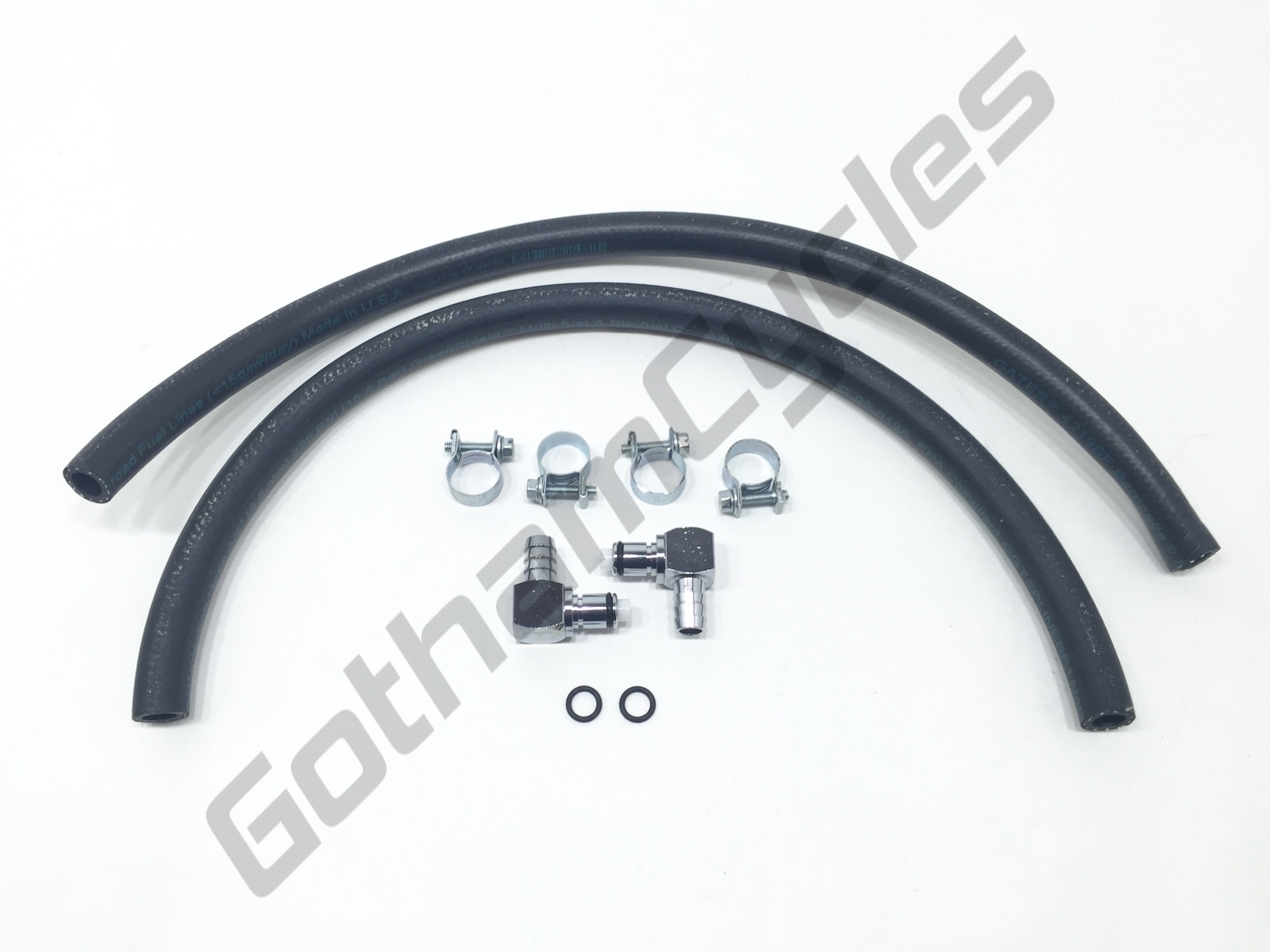 Ducati Gas Fuel Line Hose & Male Metal Quick Release Disconnects ...