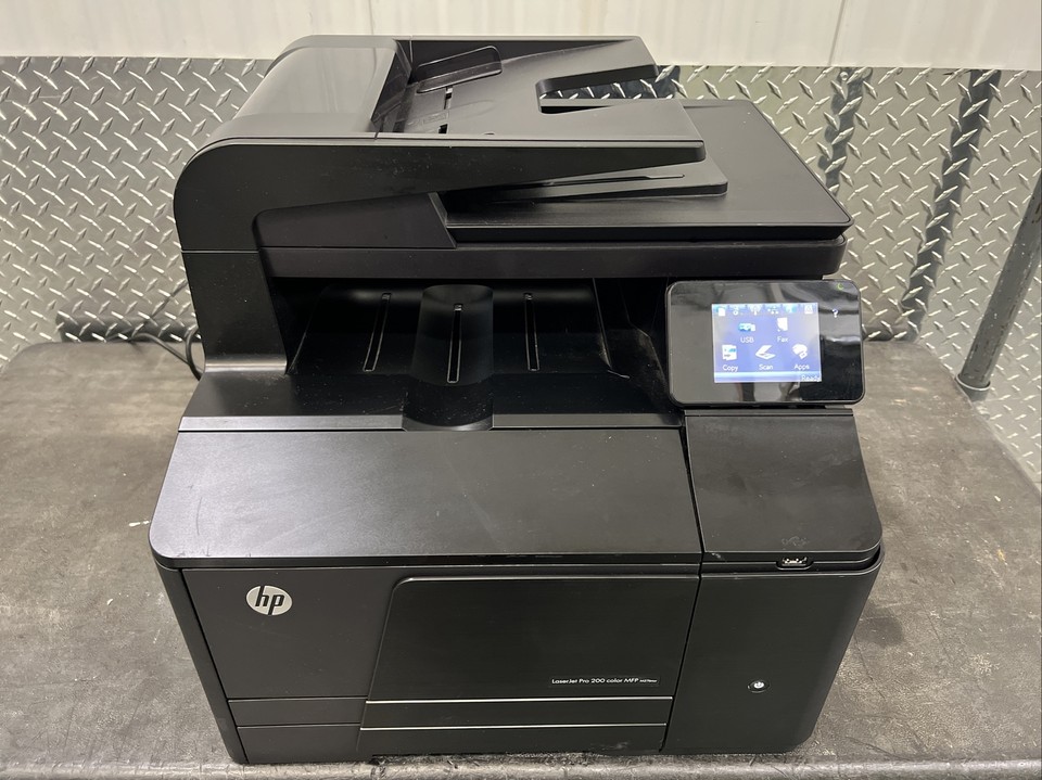 HP LaserJet Pro MFP M276nw All in One Laser Color Printer W/ USB Cable ...