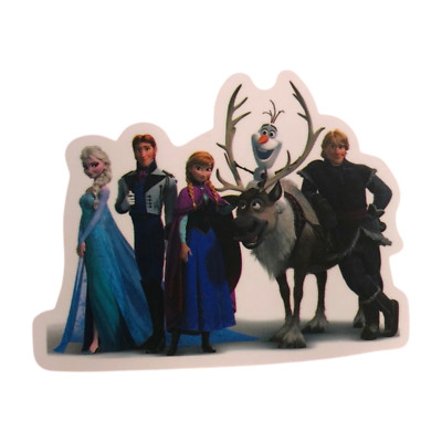 Elsa + Anna + Kristoff + Sven + Olaf + Hans 'Frozen' Sticker | eBay