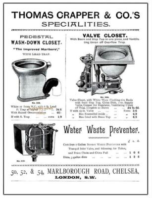 THOMAS CRAPPER Retro/Vintage Metal Plaque Sign Style Man Cave Garage ...