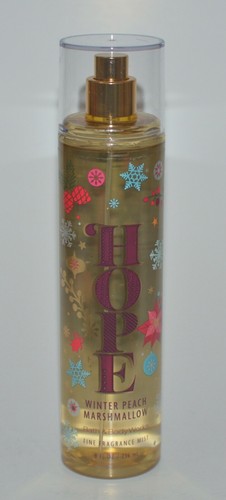 1 BATH & BODY WORKS HOPE WINTER PEACH MARSHMALLOW FINE FRAGRANCE MIST ...