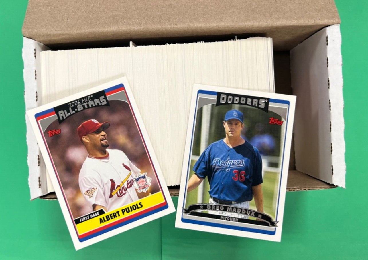 LOT OF (330) 2006 TOPPS UPDATE BASEBALL CARDS HOFERS, RC, ALL-STARS ...