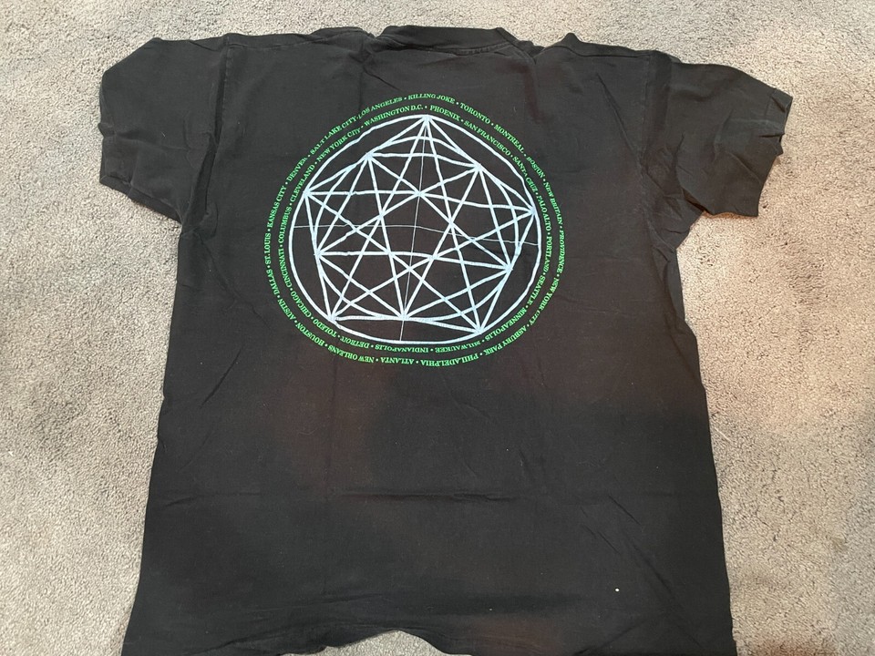 Vintage Killing Joke 1995 Pandemonium Tour T-Shirt Rare Post Punk Size ...
