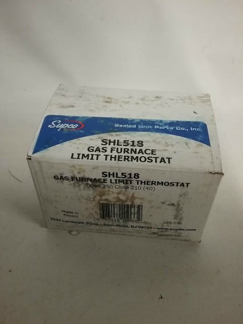 OEM SUPCO SHL518 Furnace Plenum Thermostat L250-40f for sale online | eBay