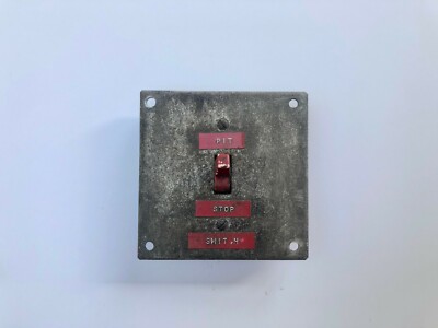 Vintage Elevator Emergency Stop Pit Switch Red Plastic Metal | eBay