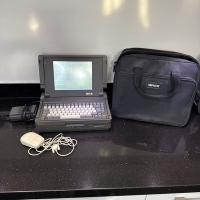 Vintage Laptop victor V386PX Portable 1989 - Rare Collectible READ ...