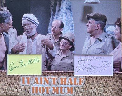 IT AIN'T HALF HOT MUM Signed 14x11 Photo Display DON ESTELLE WINDSOR ...