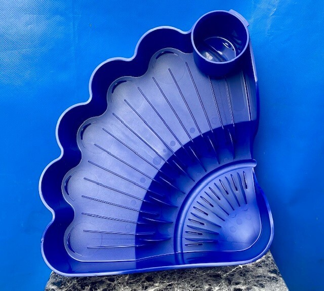 TUPPERWARE LARGE EASY DRY SHELL SHAPED DISH DRAINER RACK DIFFERENT ...