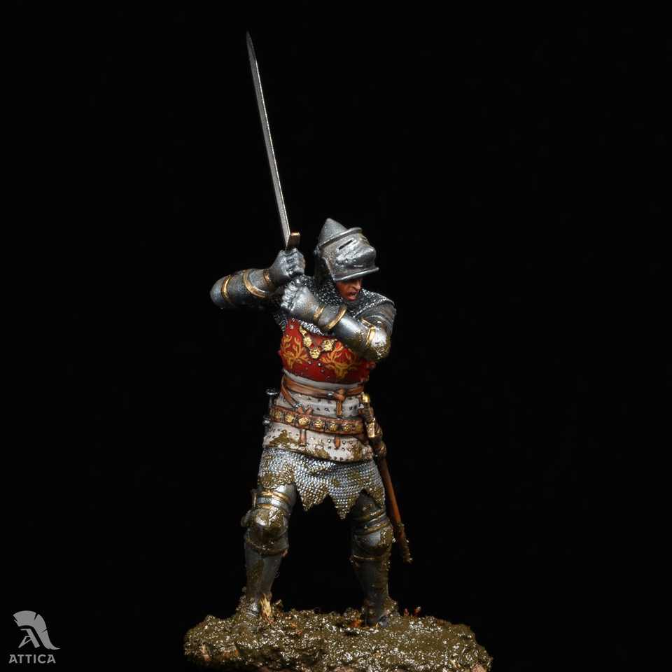 Knight in the Battle of Agincourt 54mm Painted Tin Toy Soldier Pre-Sale ...