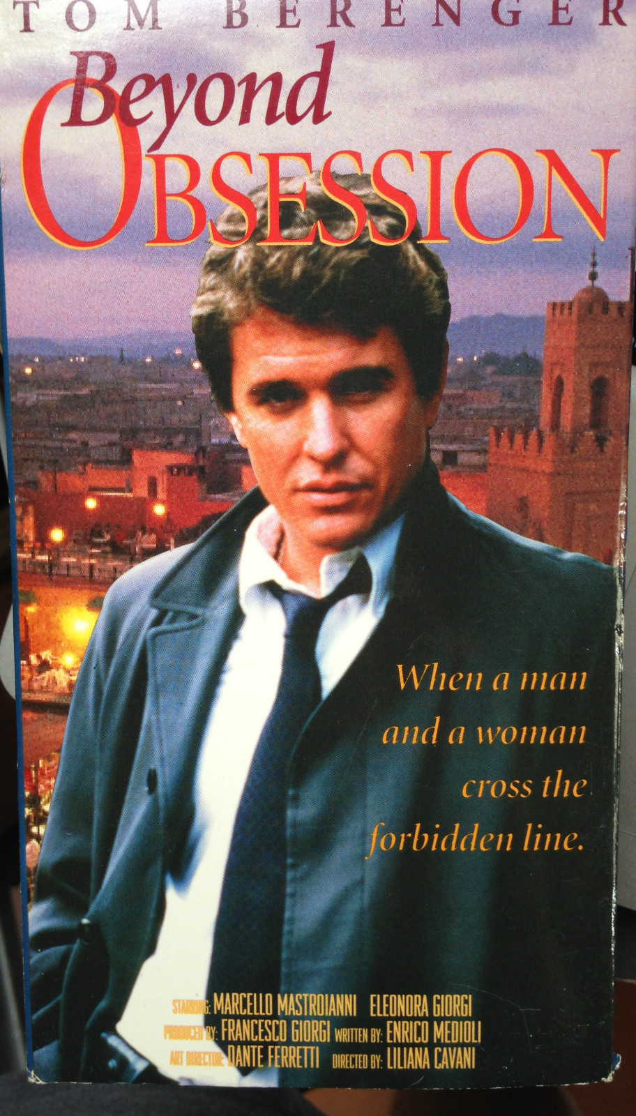 Beyond Obsession (VHS/EP) 1982 drama stars Tom Berenger, Marcello ...