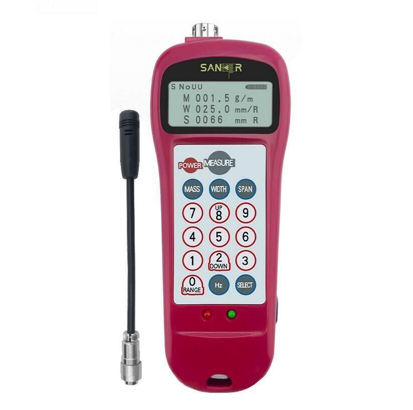 Handheld Sonic Belt Tension Meter Gauge Tester with 0.01 to 99900N 10 ...