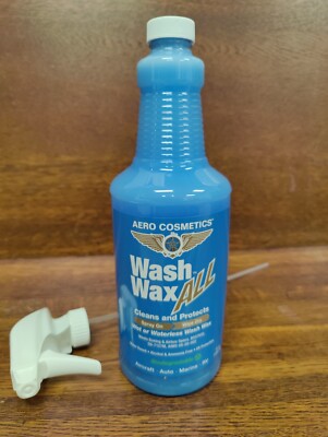 Aero Cosmetics Waterless Wash Wax All for Car and RV - 32oz spray ...