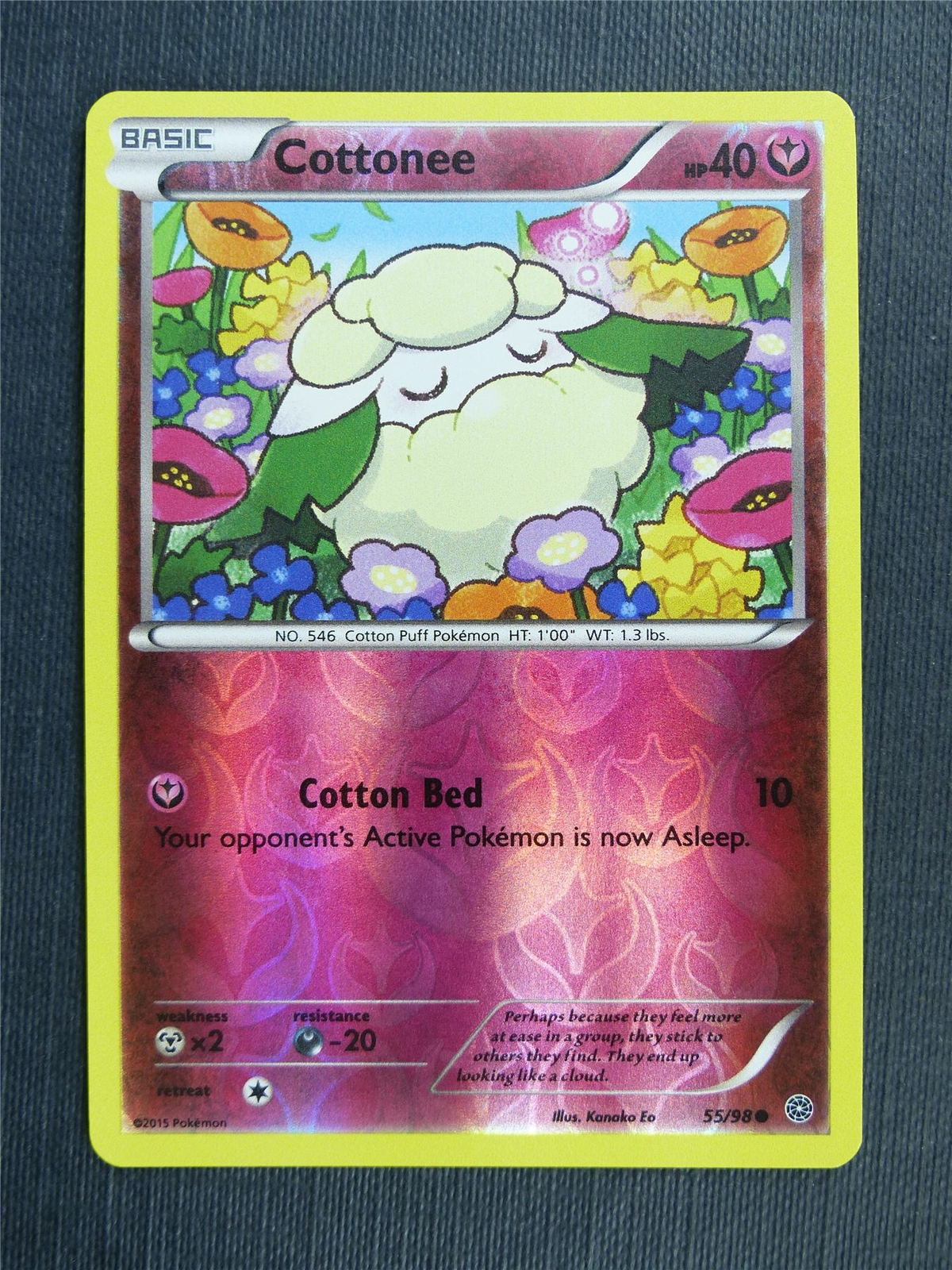 Cottonee 55 98 Reverse Holo Pokemon Cards 5OD EBay cottonee-55-98-reverse-holo-pokemon-cards-5od-ebay