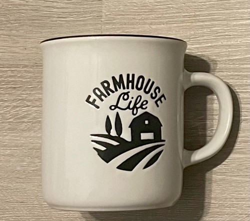 Farmhouse Life Coffee Tea ceramic mug 14 Oz Farmhouse Cottage | eBay