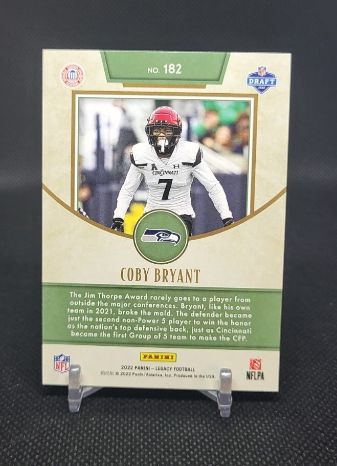 Coby Bryant 2022 Panini Legacy #182 Seattle Seahawks | eBay