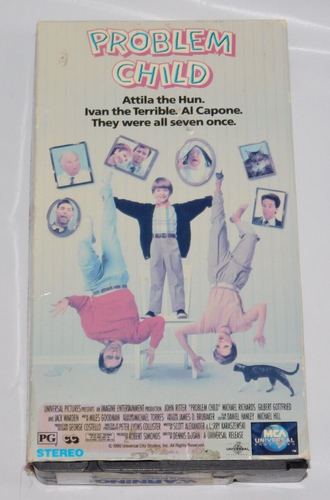Problem Child VHS Rare HTF Black Comedy Cult Classic MCA Universal | eBay