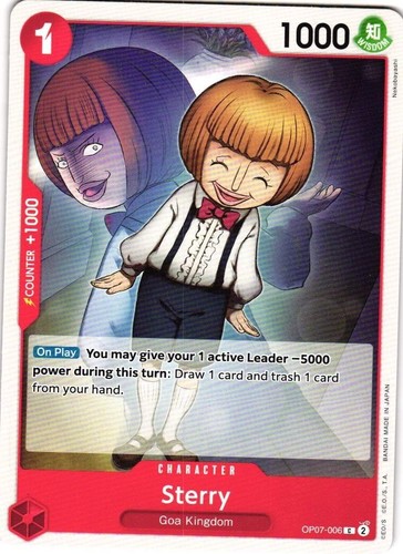 Sterry OP07-006 C 500 Years in the Future One Piece Anime Card Game CCG ...