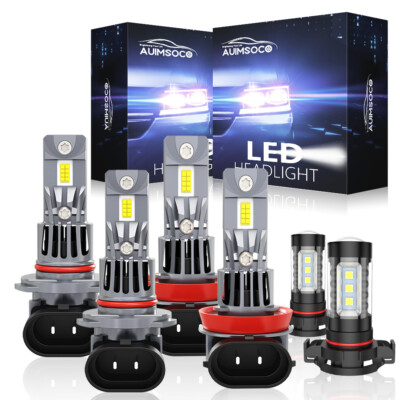 Car LED Headlight High&Low Beam Fog Light Bulbs Kit For Chevy Colorado ...
