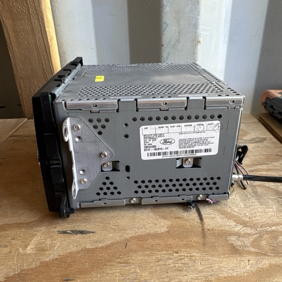 2010 FORD EDGE STEREO AM FM CD PLAYER RADIO TESTED 8T4T-18C815-FF OEM ...