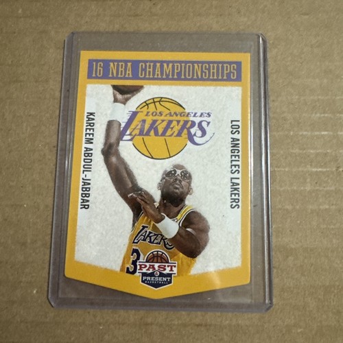 2012-13 Panini Past & Present - Winning Touch Banners Kareem Abdul ...
